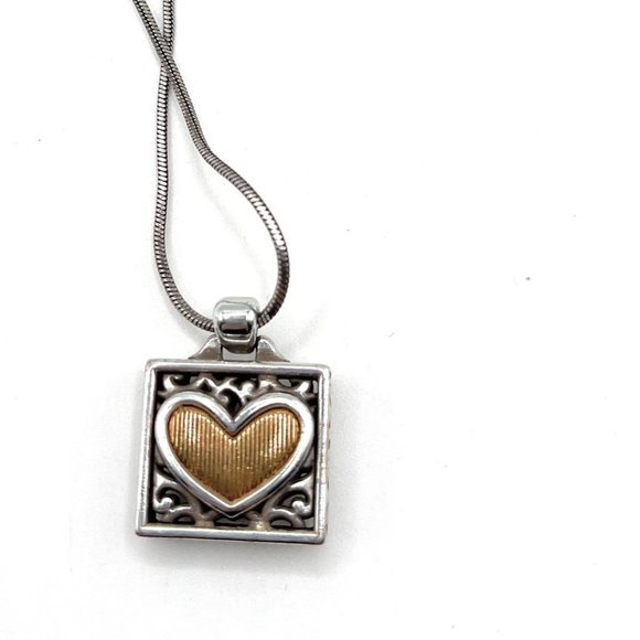 Brighton | Jewelry | Brighton Heart Necklace 9243 | Poshmark